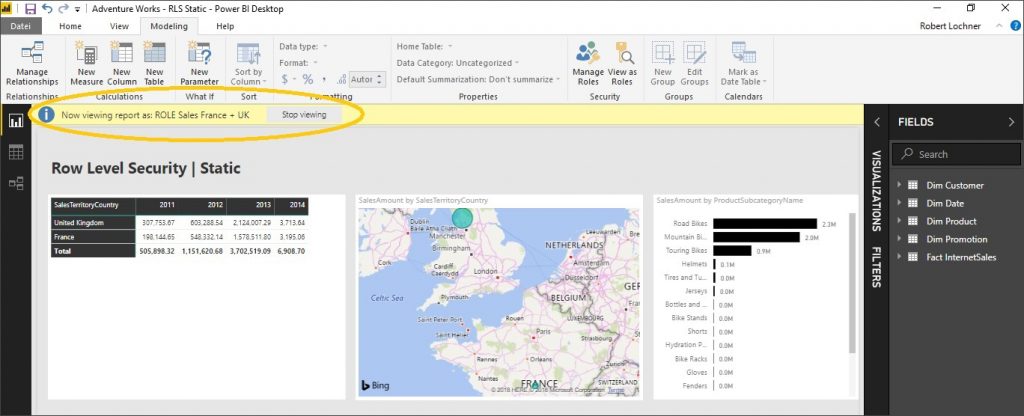 Berechtigungen in Power BI: Teil 3 Row Level Security (RLS) – Linearis ...