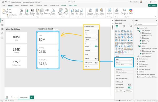 Das neue Card Visual in Power BI – Linearis :: Power BI & data1.io