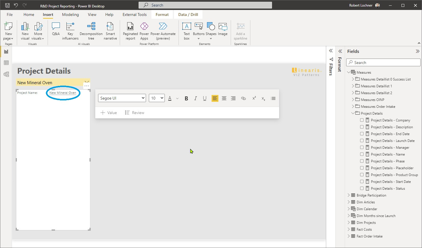 Visualisierung von Stammdaten in Power BI – Linearis :: Power BI & data1.io