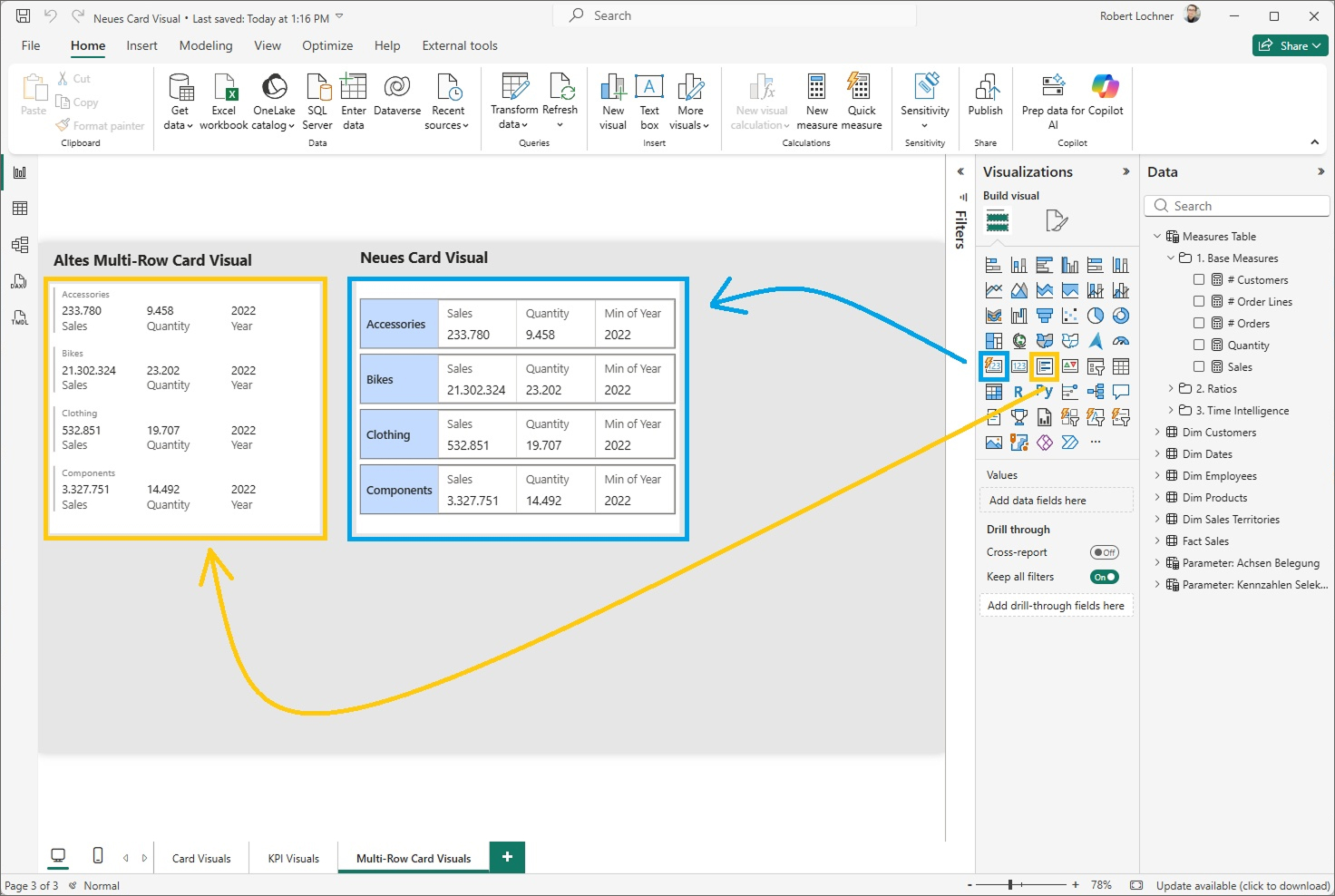 Das neue Card Visual in Power BI – Linearis :: Power BI & data1.io
