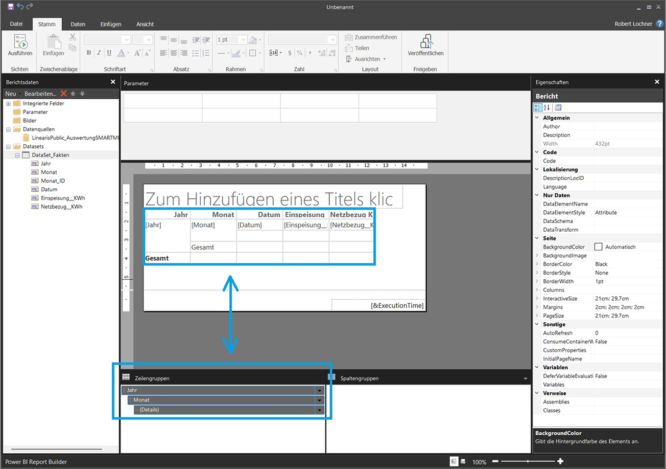 Paginated Reports – Teil 2 Erstellung mit dem Report Builder – Linearis ...