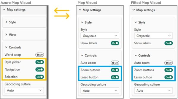Azure Map Visual in Power BI (Teil 1) – Vergleich der allgemeinen ...