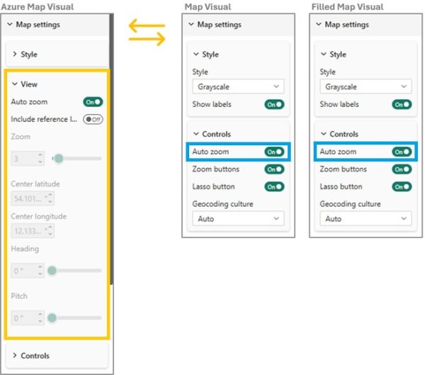 Azure Map Visual in Power BI (Teil 1) – Vergleich der allgemeinen ...