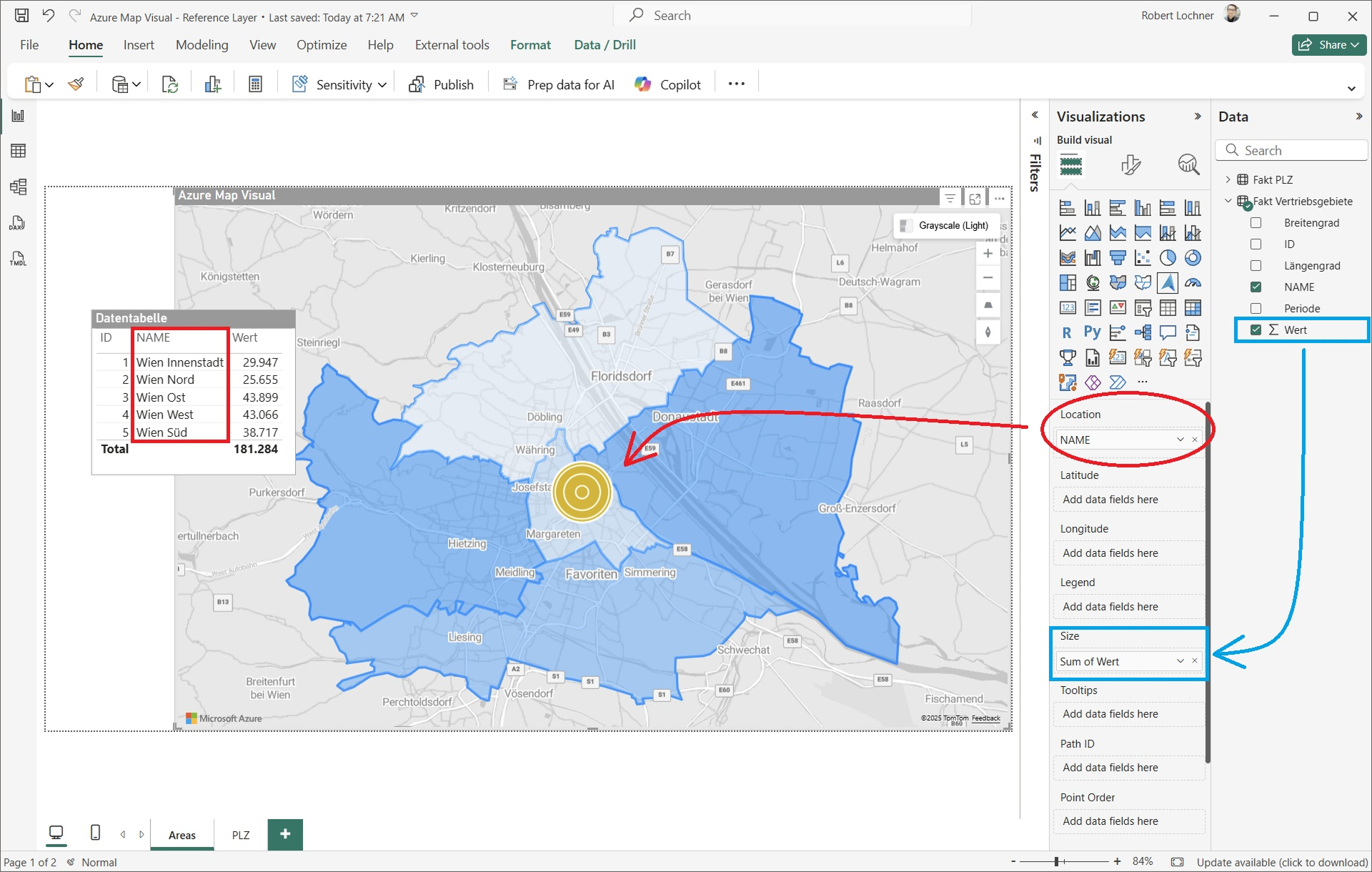 Individuelle Polygone mittels Azure Map Reference Layer visualisieren ...
