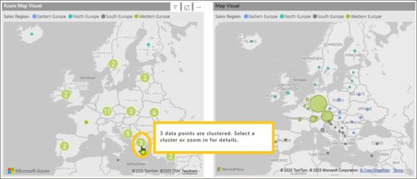 Azure Map Visual in Power BI (Teil 2) – Punktvisualisierungen im ...