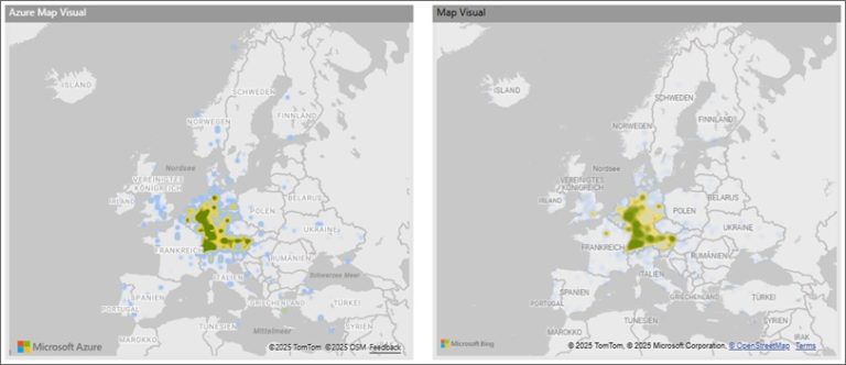Azure Map Visual in Power BI (Teil 2) – Punktvisualisierungen im ...