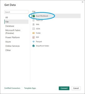 Import von Excel Dateien aus MS Teams, SharePoint und OneDrive – Linearis :: Power BI & data1.io