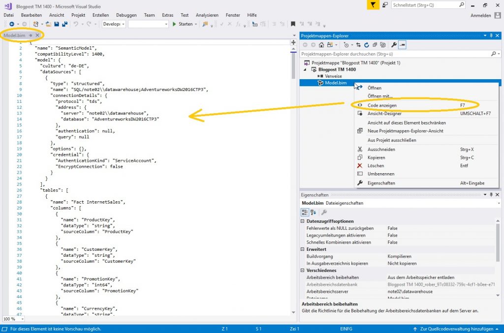Neue Funktionen in SQL Server 2017 Tabular Model – Linearis :: Power BI ...