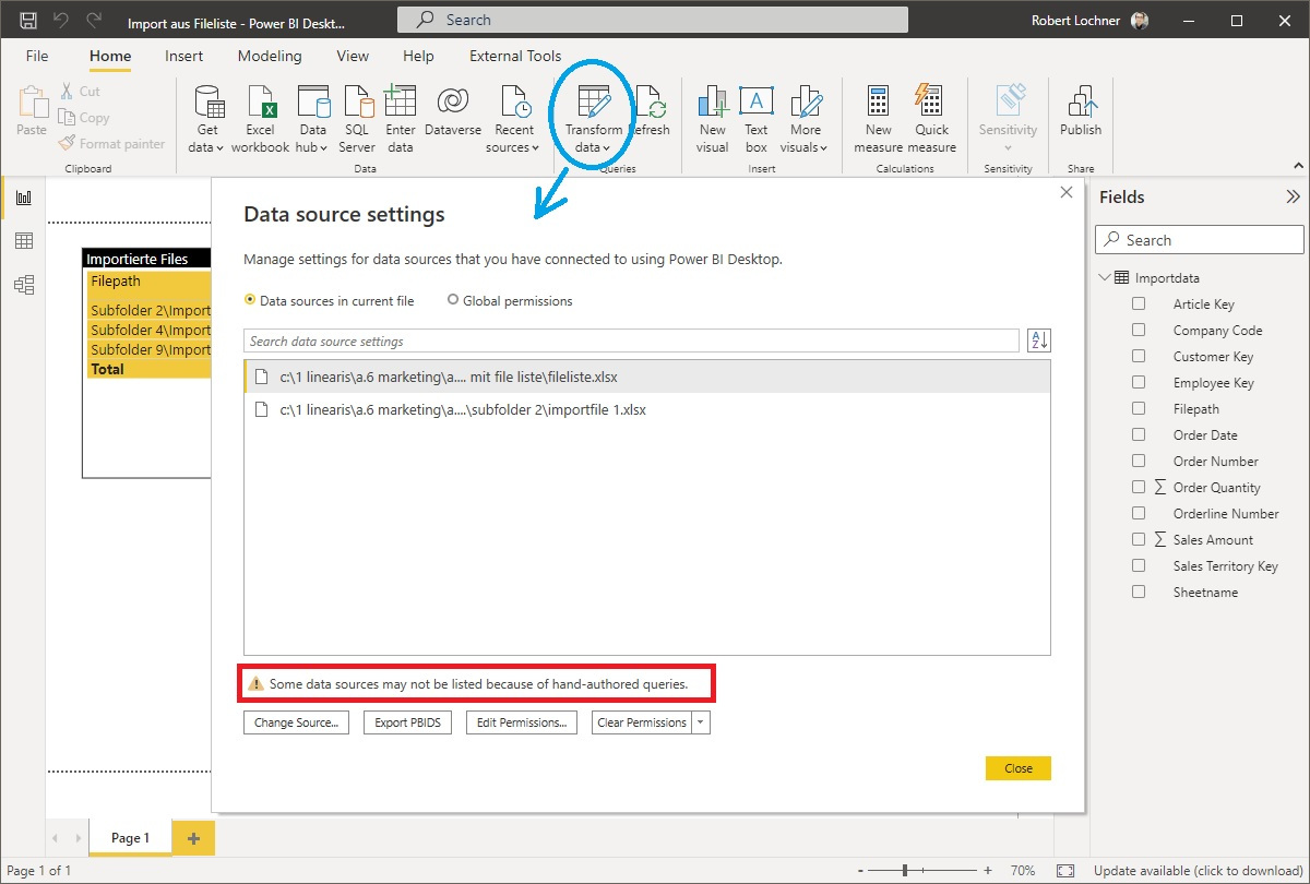 Power Query „Folder Import“ auf Basis einer Excel-Fileliste realisieren – Linearis :: Power BI ...
