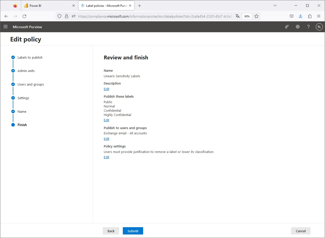 Data Governance in Power BI mit den Sensitivity Labels – Linearis ...