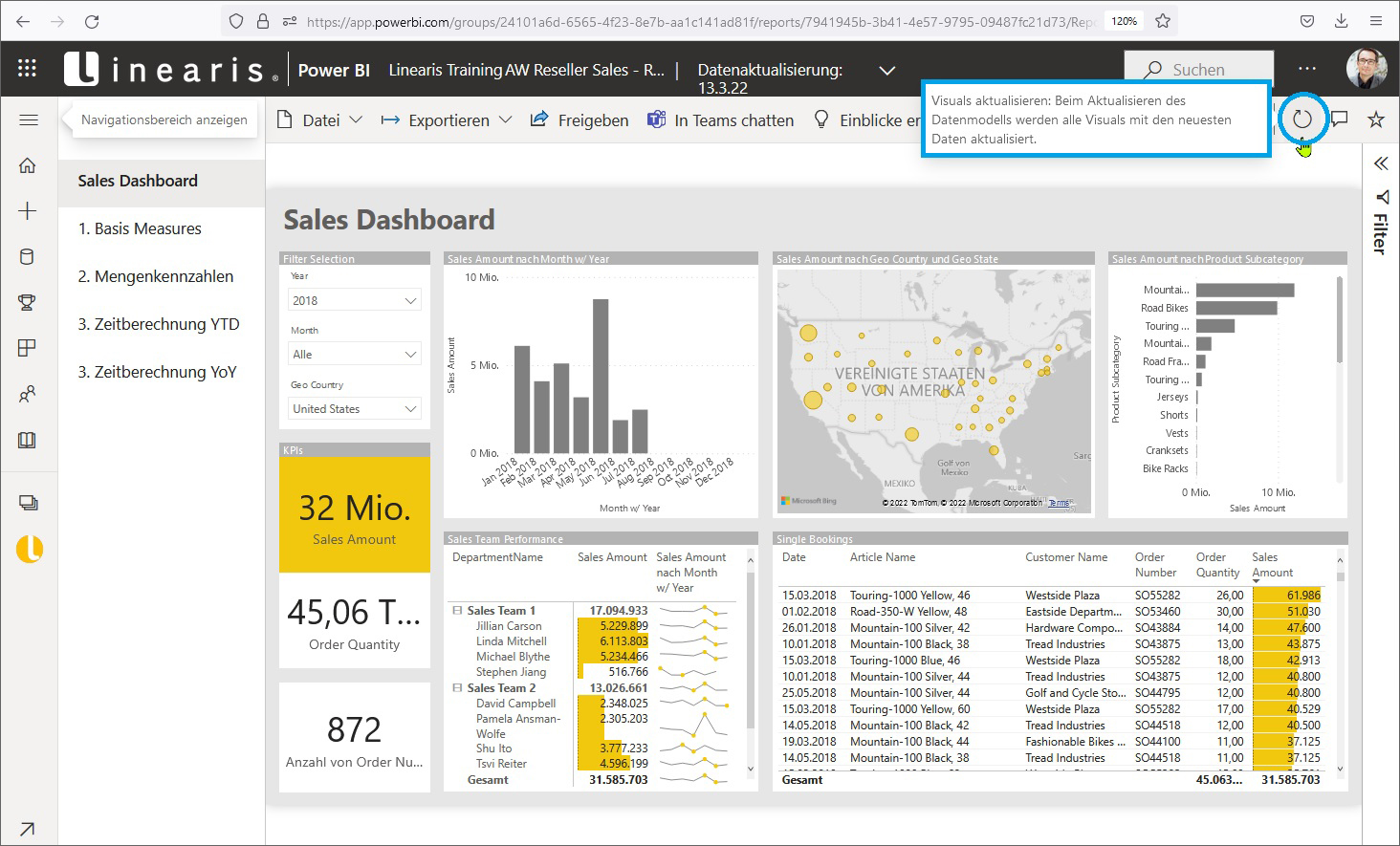 Power BI Shared Datasets: Teil 2 Praxisthemen – Linearis :: Power BI & data1.io