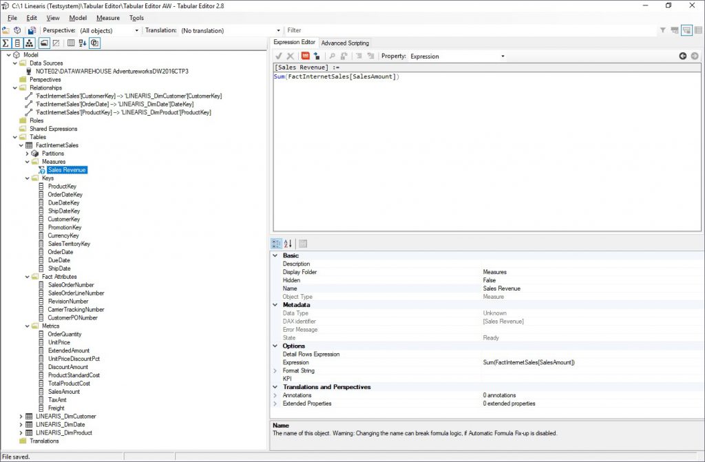 Neue Funktionen in SQL Server 2017 Tabular Model – Linearis :: Power BI ...